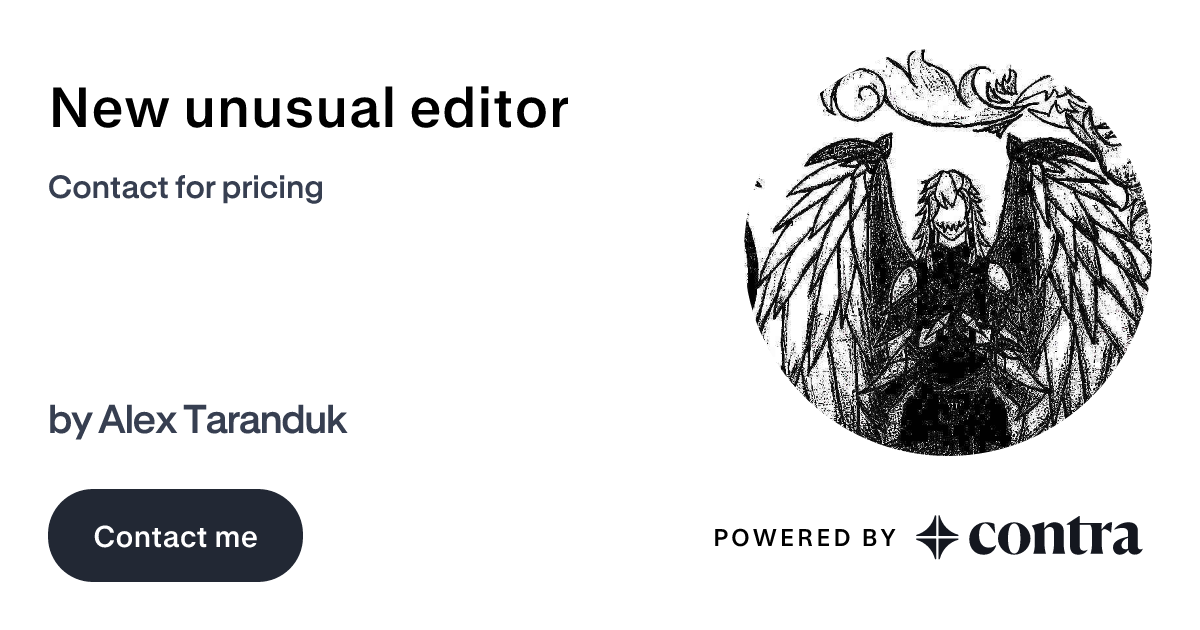 New unusual editor by Alex Taranduk