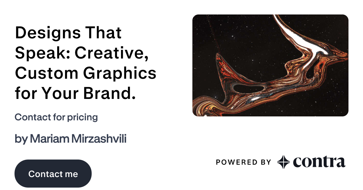 Designs That Speak: Creative, Custom Graphics for Your Brand. by Mariam ...