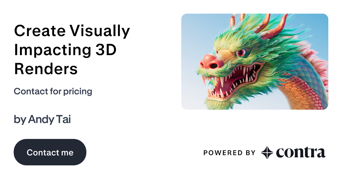 Create Visually Impacting 3D Renders by Andy Tai