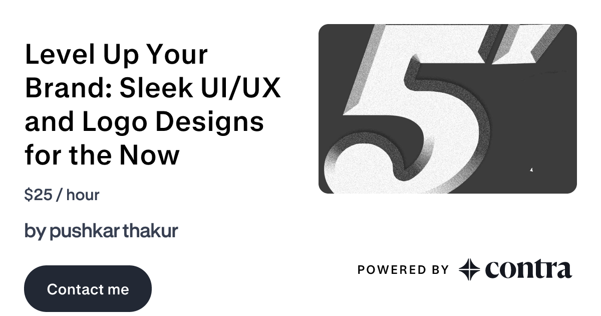 Level Up Your Brand: Sleek UI/UX and Logo Designs for the Now by ...