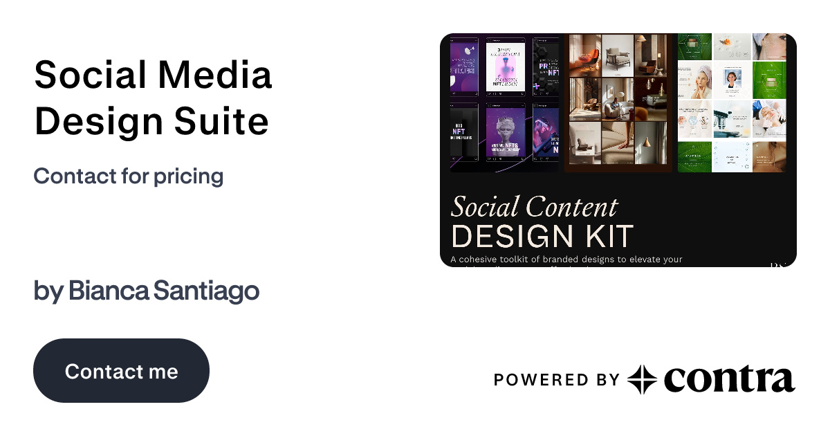 Social Media Design Suite by Bianca Santiago