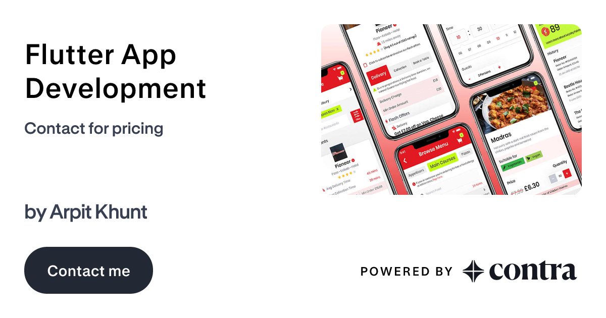 Flutter App Development by Arpit Khunt