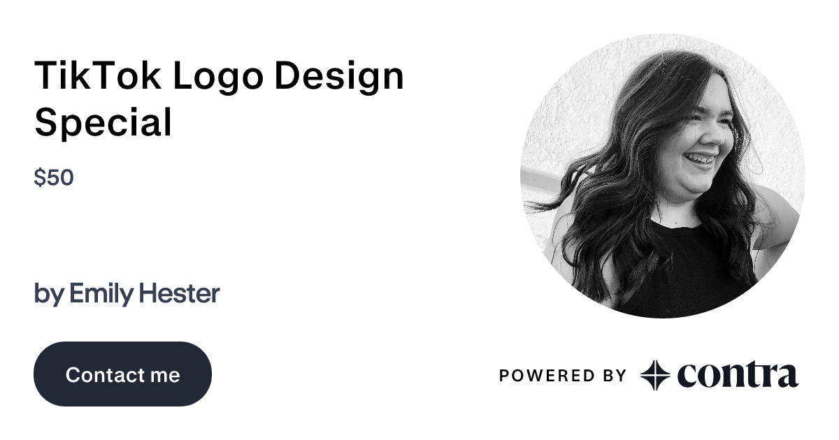 TikTok Logo Design Special by Emily Hester