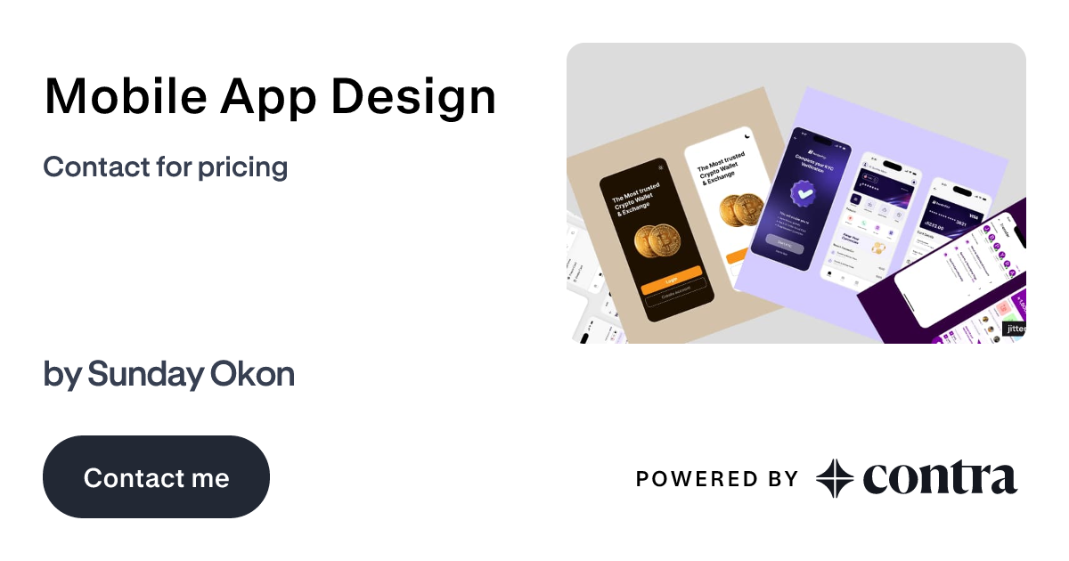 Mobile App Design by Sunday Okon