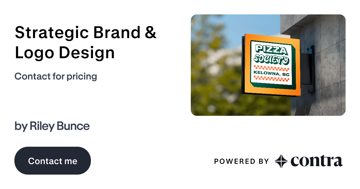 Strategic Brand & Logo Design by Riley Bunce