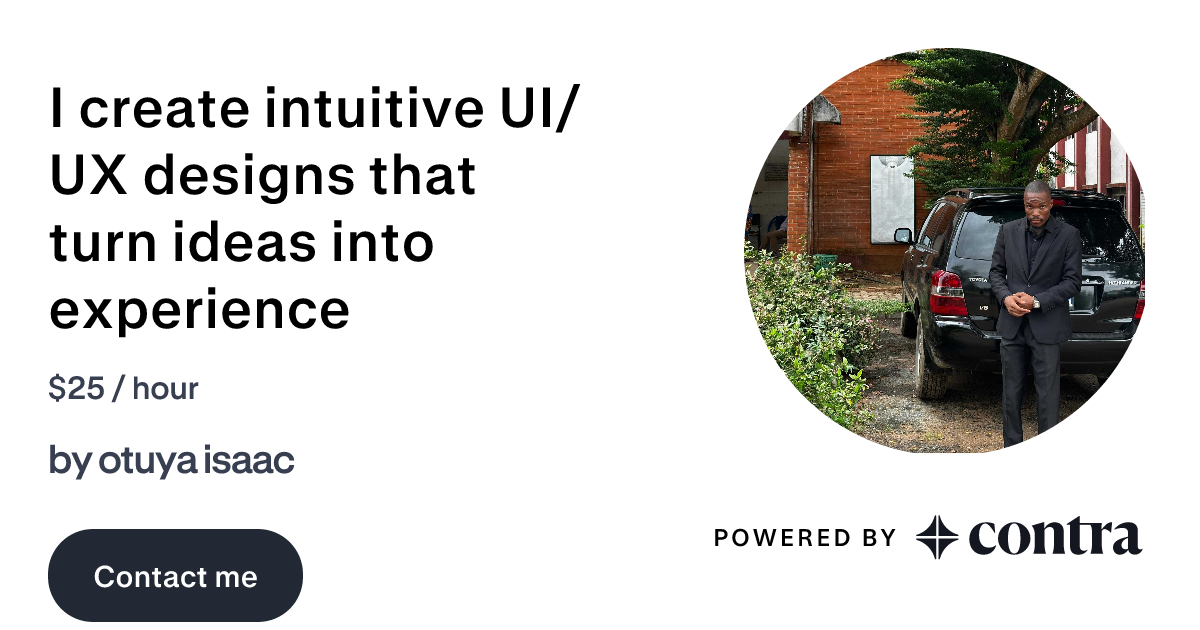 I create intuitive UI/UX designs that turn ideas into experience by ...