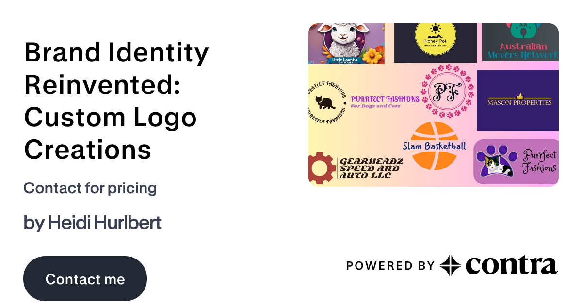 Brand Identity Reinvented: Custom Logo Creations by Heidi Hurlbert