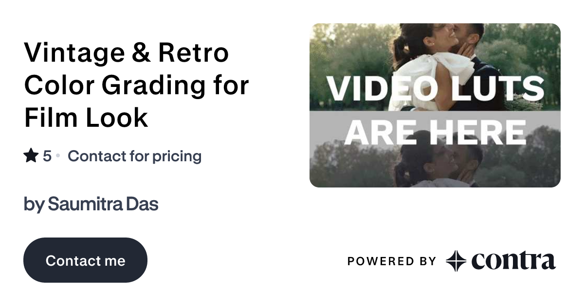 Vintage & Retro Color Grading for Film Look by Saumitra Das