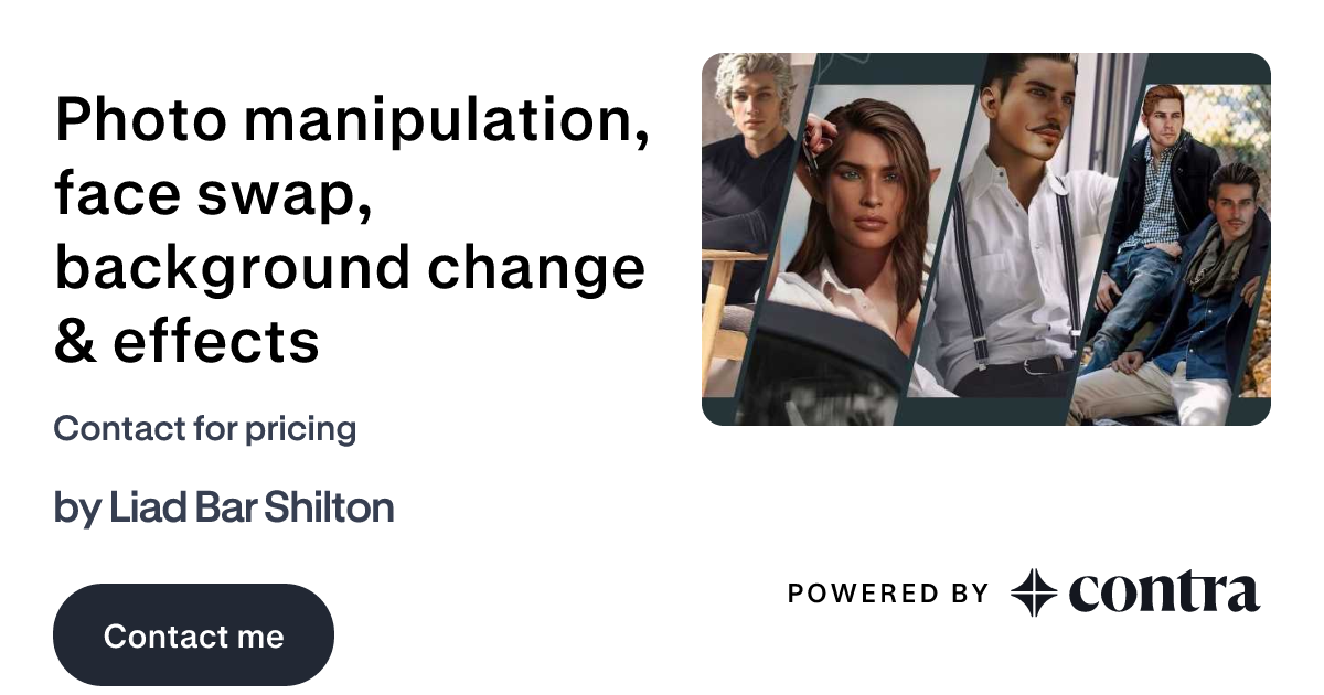 Photo manipulation, face swap, background change & effects by Liad Bar ...