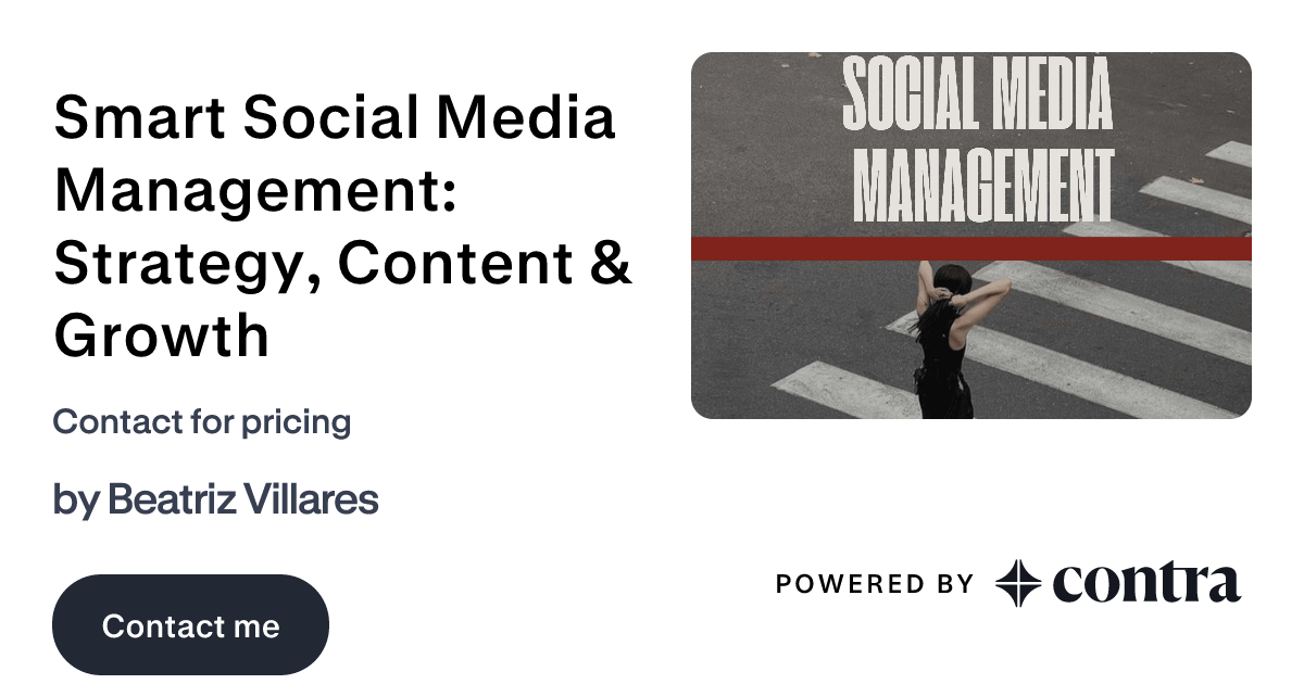 Smart Social Media Management: Strategy, Content & Growth by Beatriz ...