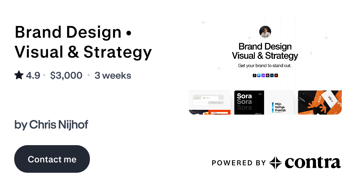 Brand Design • Visual & Strategy by Chris Nijhof