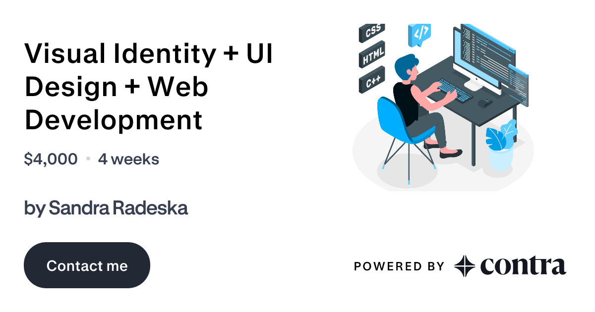 Visual Identity + UI Design + Web Development by Sandra Radeska