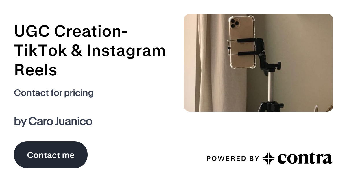 Short-form Video Creation- TikTok & Instagram Reels by Carolina Juanico ...