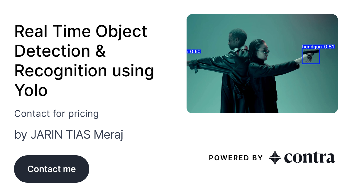Real Time Object Detection And Recognition Using Yolo By Jarin Tias Meraj