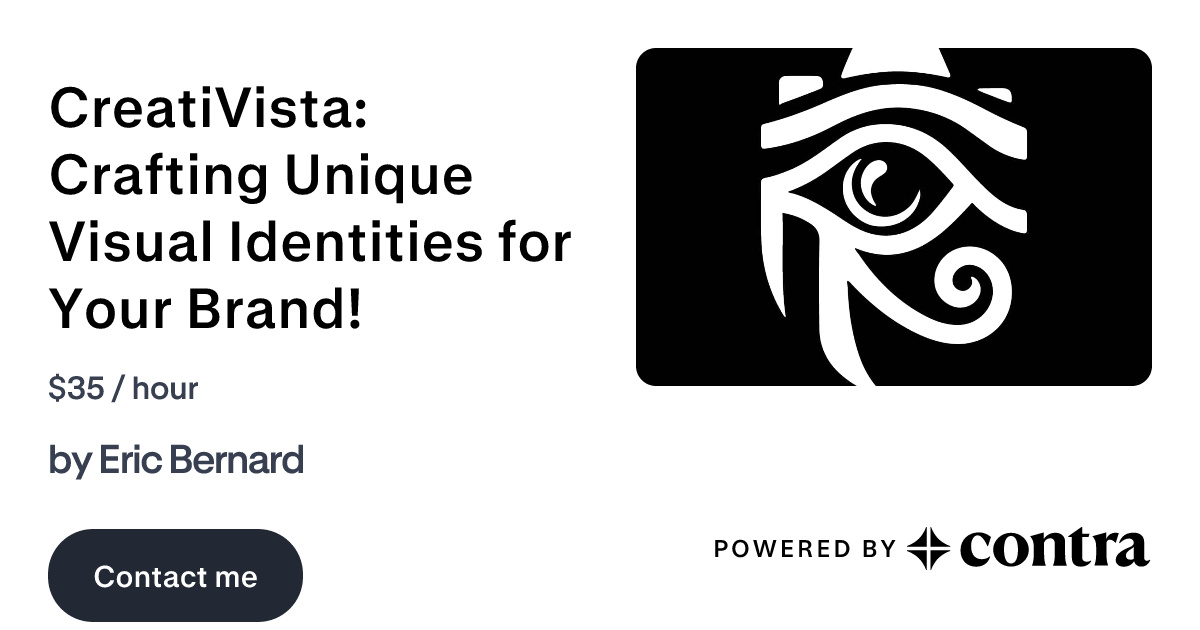 CreatiVista: Crafting Unique Visual Identities for Your Brand! by Eric ...