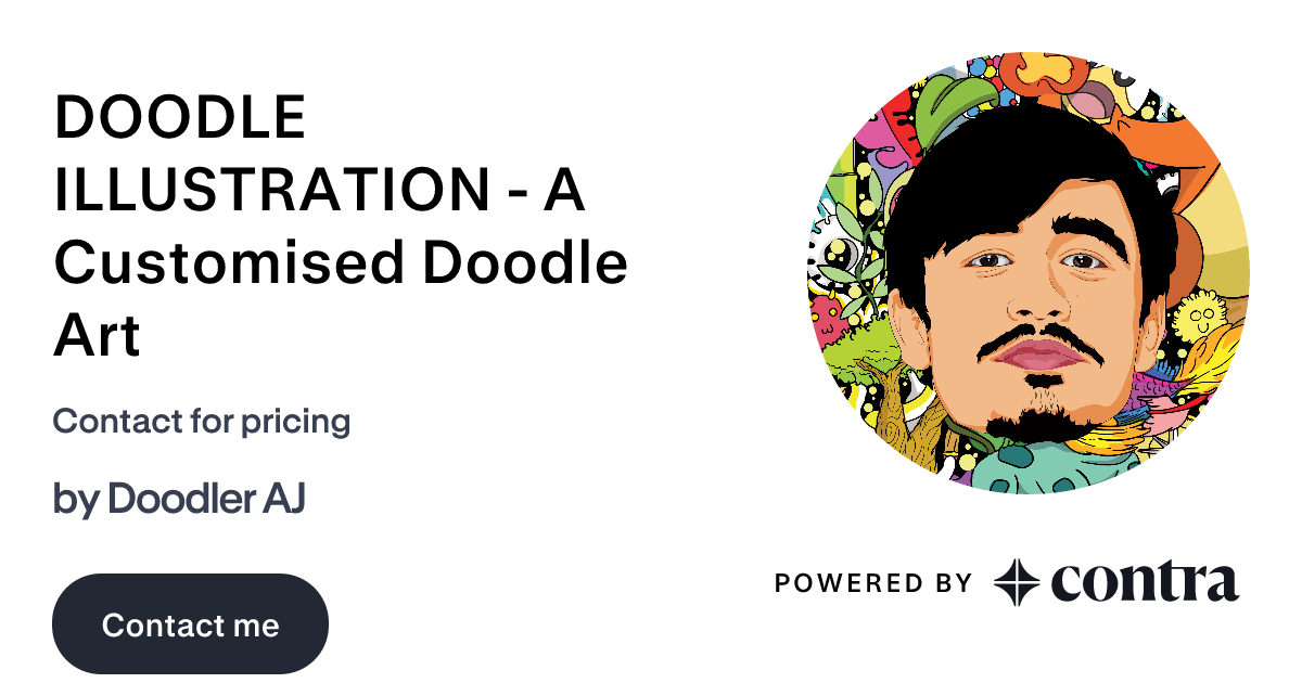 DOODLE ILLUSTRATION - A Customised Doodle Art by Doodler AJ