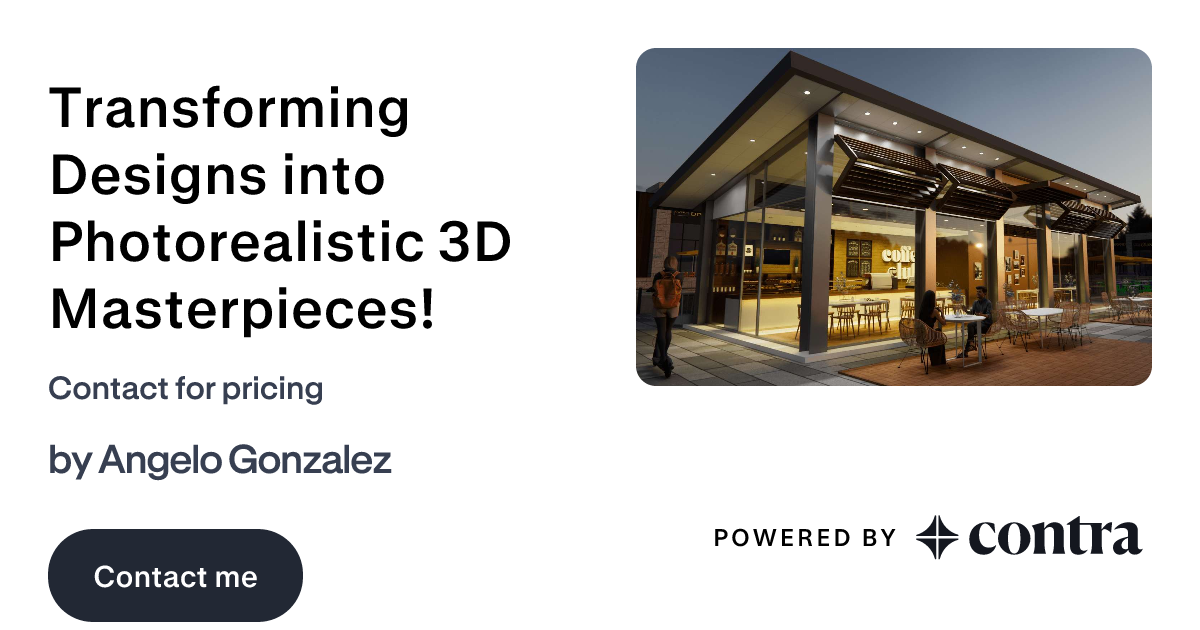 Transforming Designs into Photorealistic 3D Masterpieces! by Angelo Gonzalez