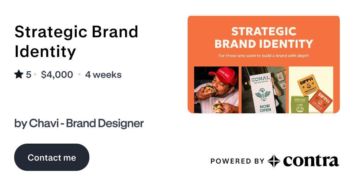 Strategic Brand Identity by Chavi - Brand Designer
