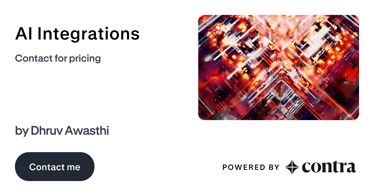 AI Integrations by Dhruv Awasthi