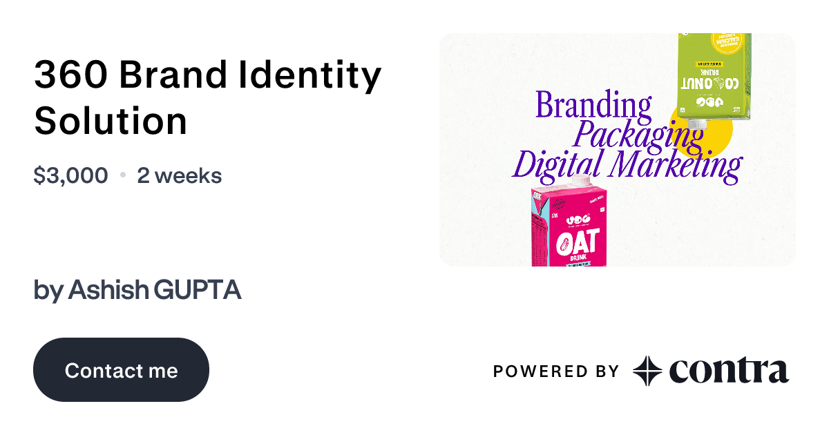 360 Brand Identity Solution by Ashish GUPTA