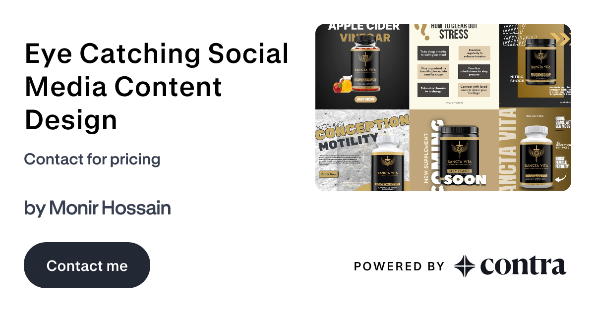 Eye Catching Social Media Content Design by Monir Hossain