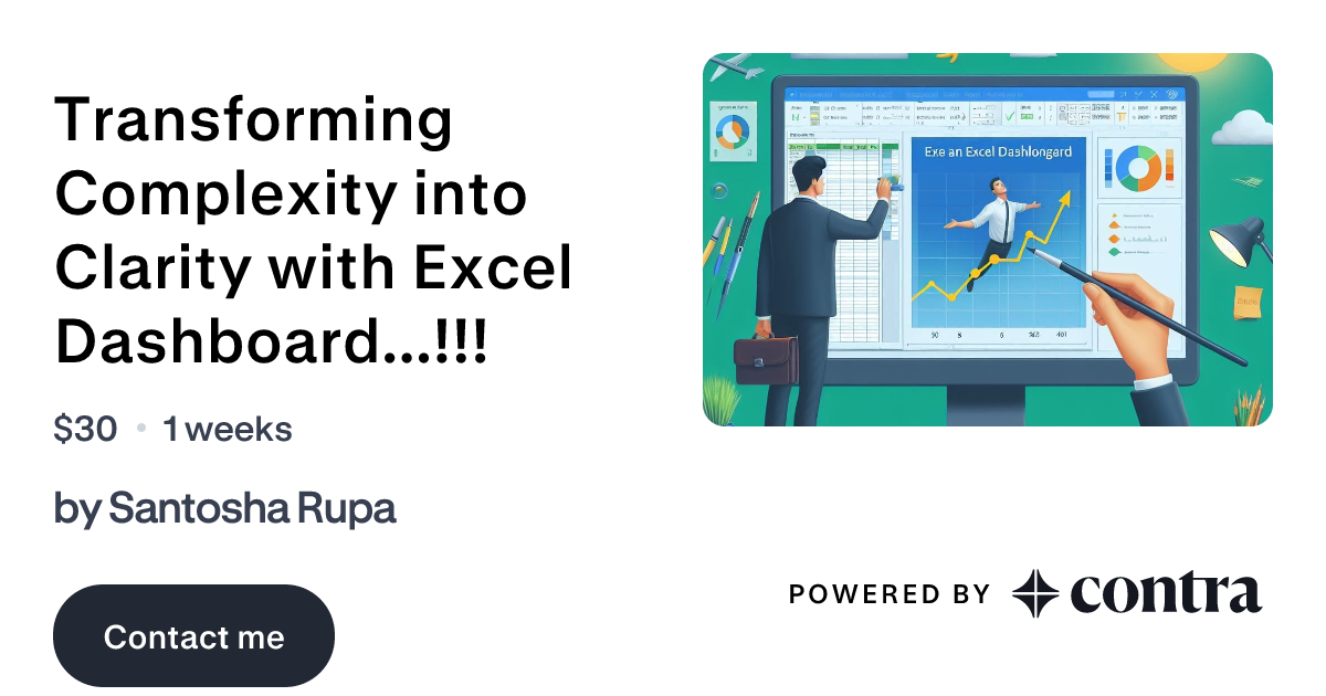 Transforming Complexity into Clarity with Excel Dashboard...!!! by ...