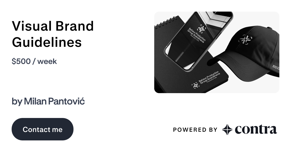 Visual Brand Guidelines by Milan Pantović