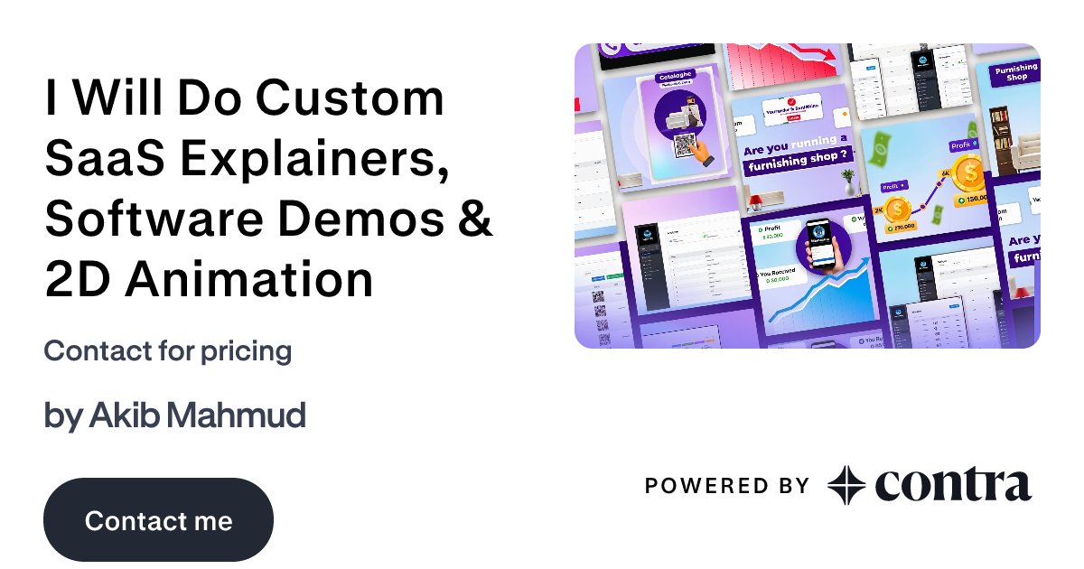I Will Do Custom SaaS Explainers, Software Demos & 2D Animation by Akib ...