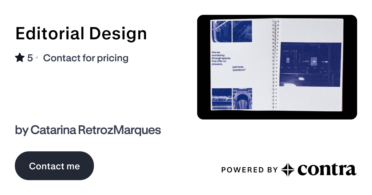 Editorial Design by Catarina RetrozMarques