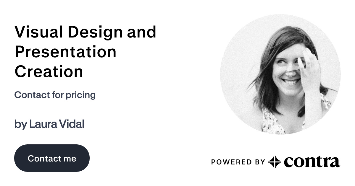 Visual Design and Presentation Creation by Laura Vidal