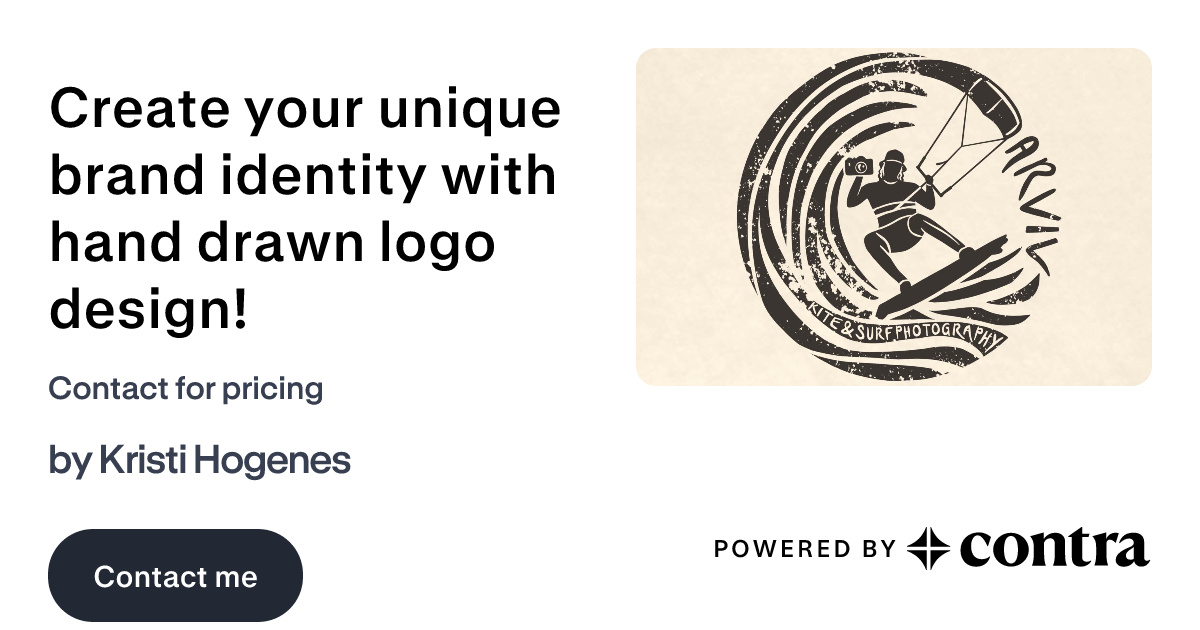 Create your unique brand identity with hand drawn logo design! by ...
