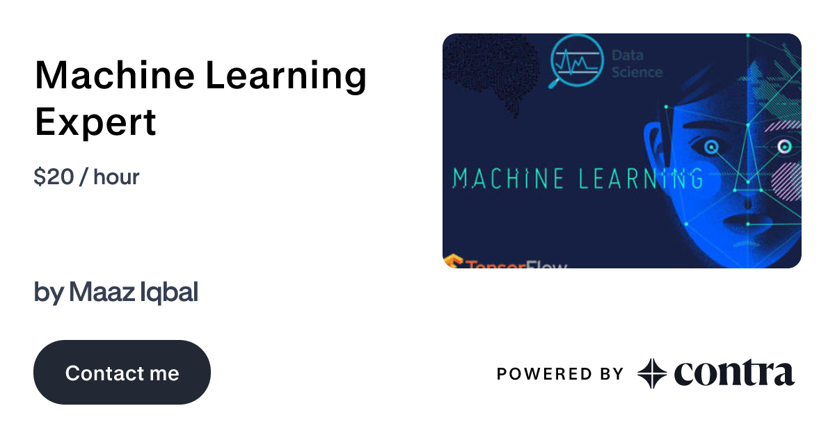 Machine Learning Expert by Maaz Iqbal