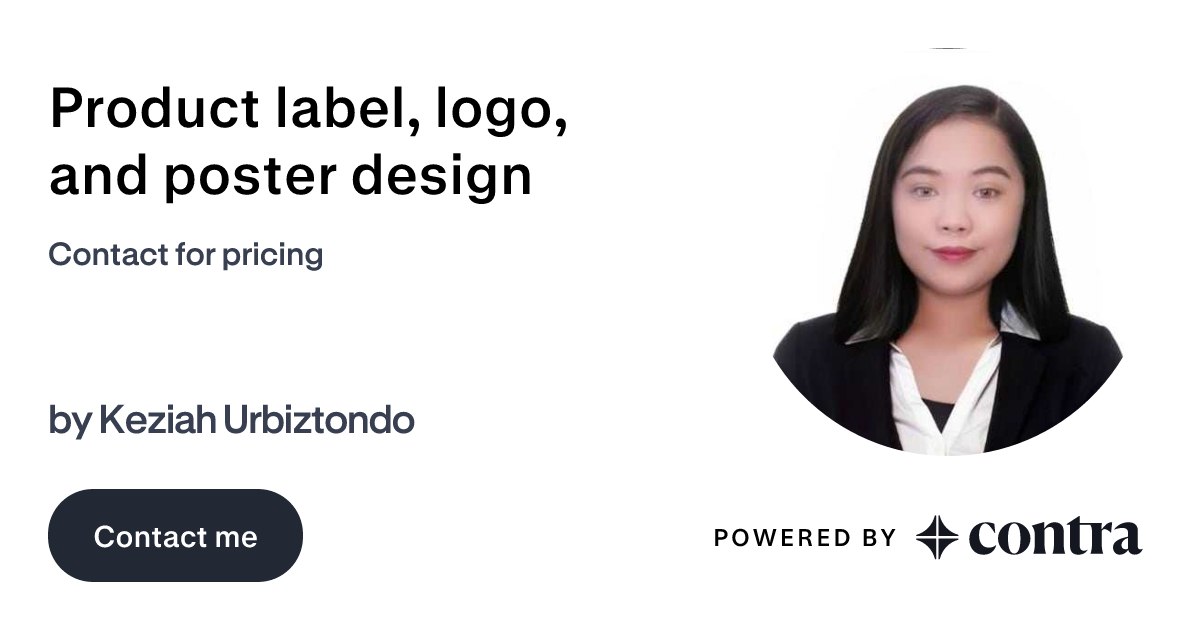 Product label, logo, and poster design by Keziah Urbiztondo