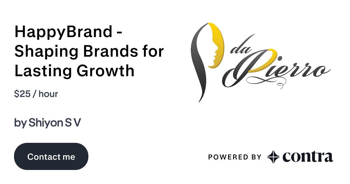 HappyBrand - Shaping Brands for Lasting Growth by Shiyon S V