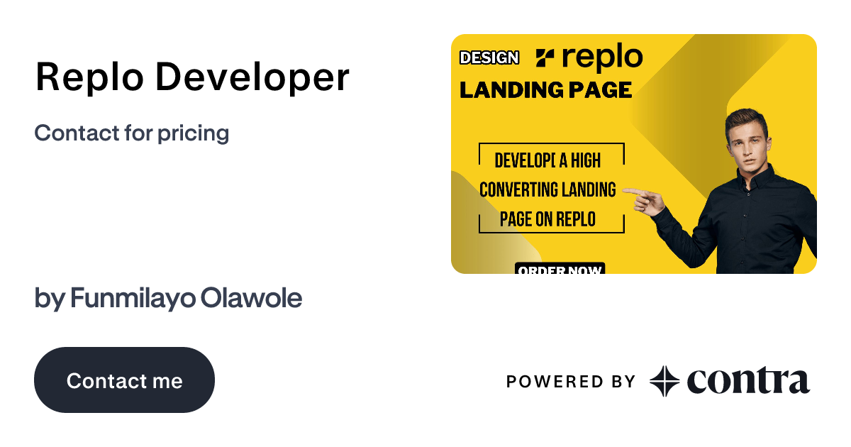 Replo Developer by Funmilayo Olawole