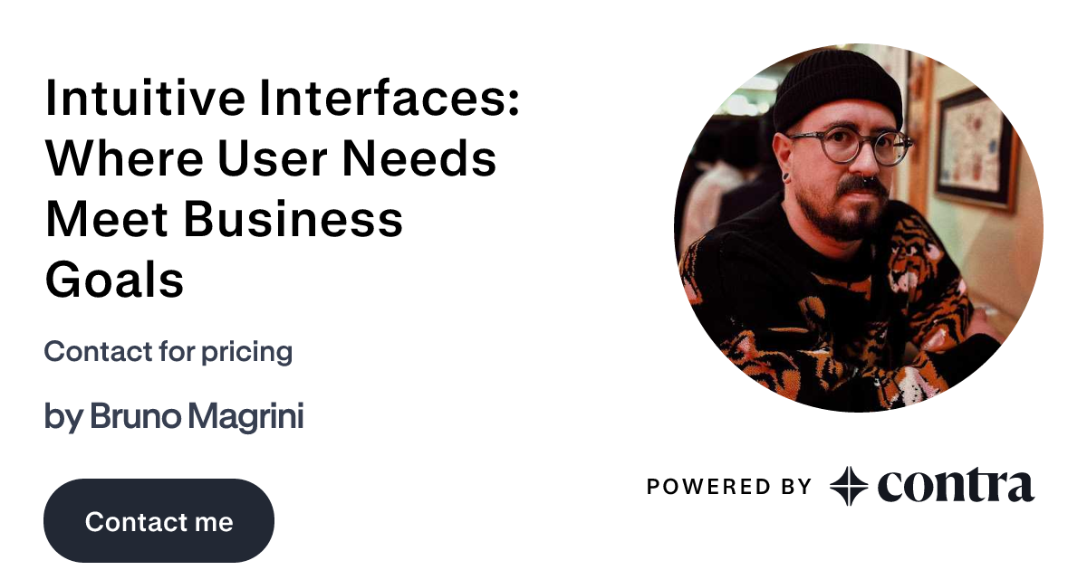 Intuitive Interfaces: Where User Needs Meet Business Goals by Bruno Magrini