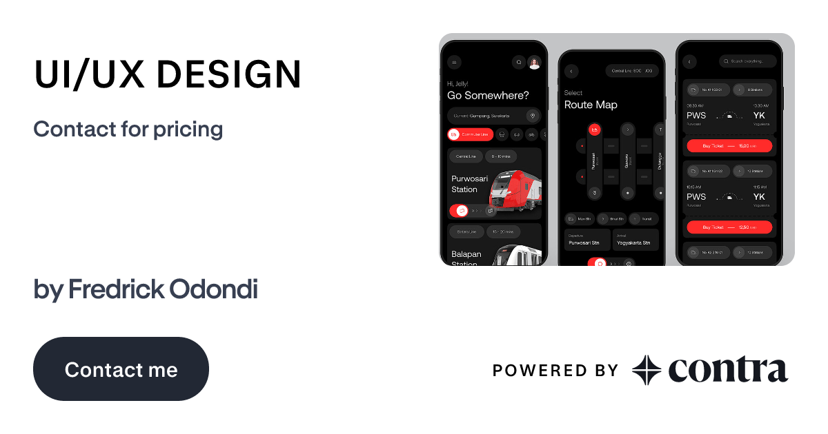 UI/UX DESIGN by Fredrick Odondi