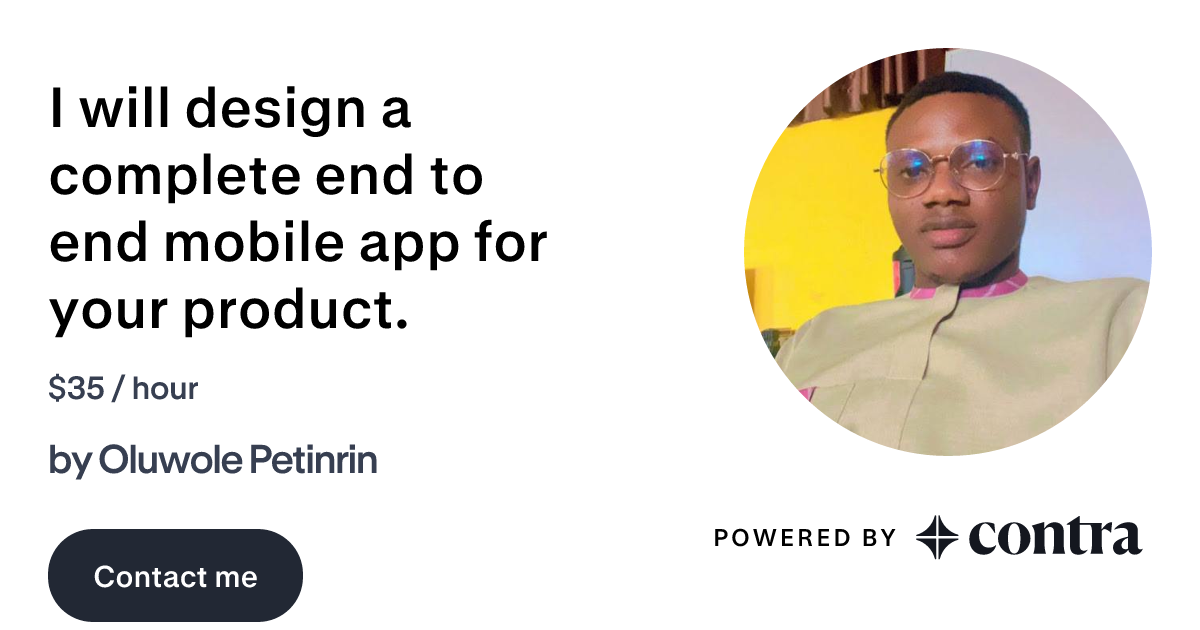 I will design a complete end to end mobile app for your product. by ...