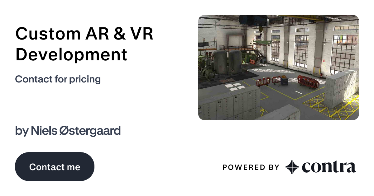Custom AR & VR Development by Niels Østergaard