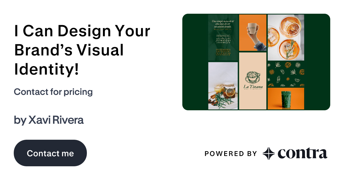 I Can Design Your Brand’s Visual Identity! by Xavi Rivera