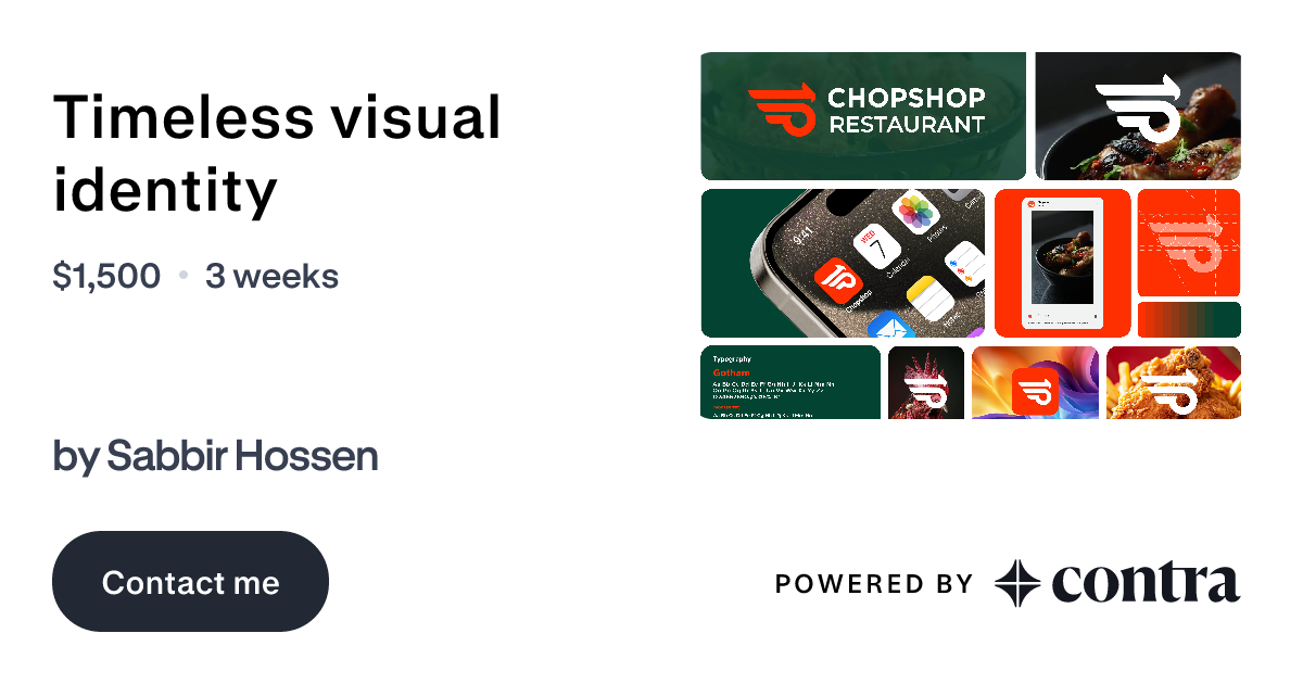 Timeless visual identity by Sabbir Hossen