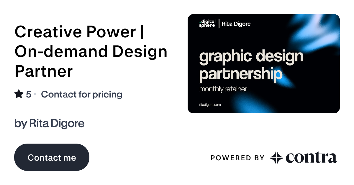 [Retainer] Unlimited Design Support by Rita Digore