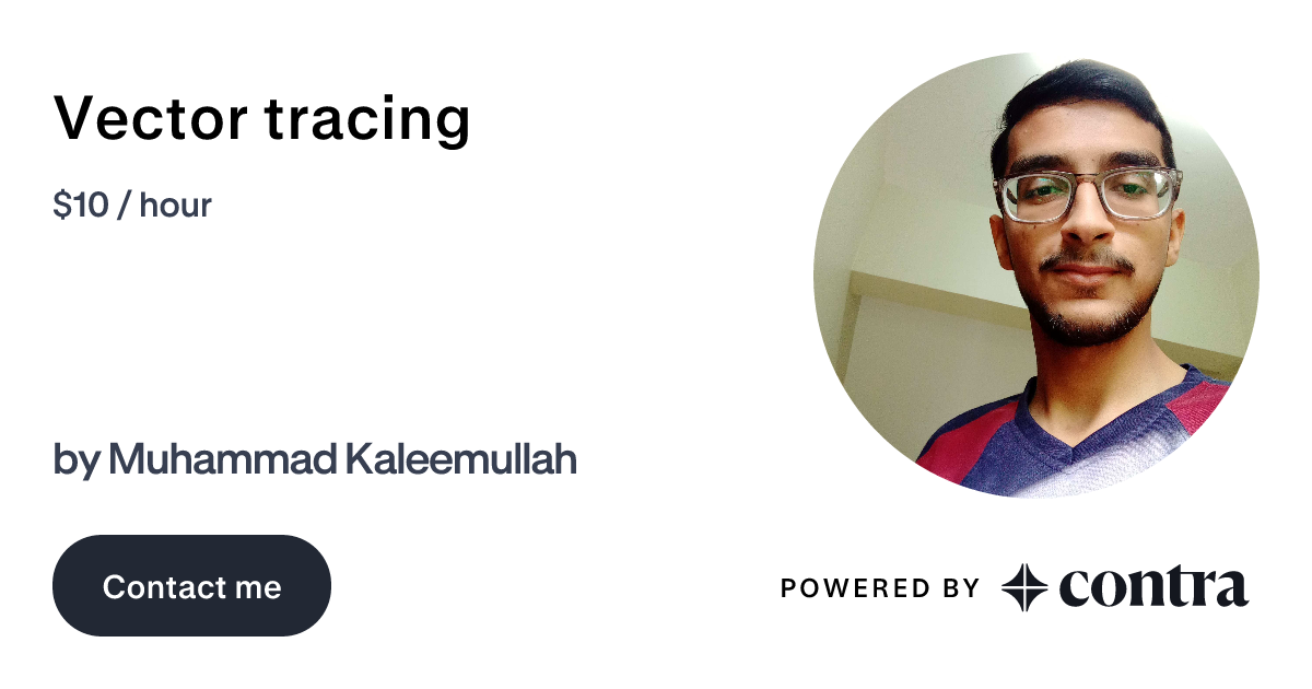 Vector tracing by Muhammad Kaleemullah