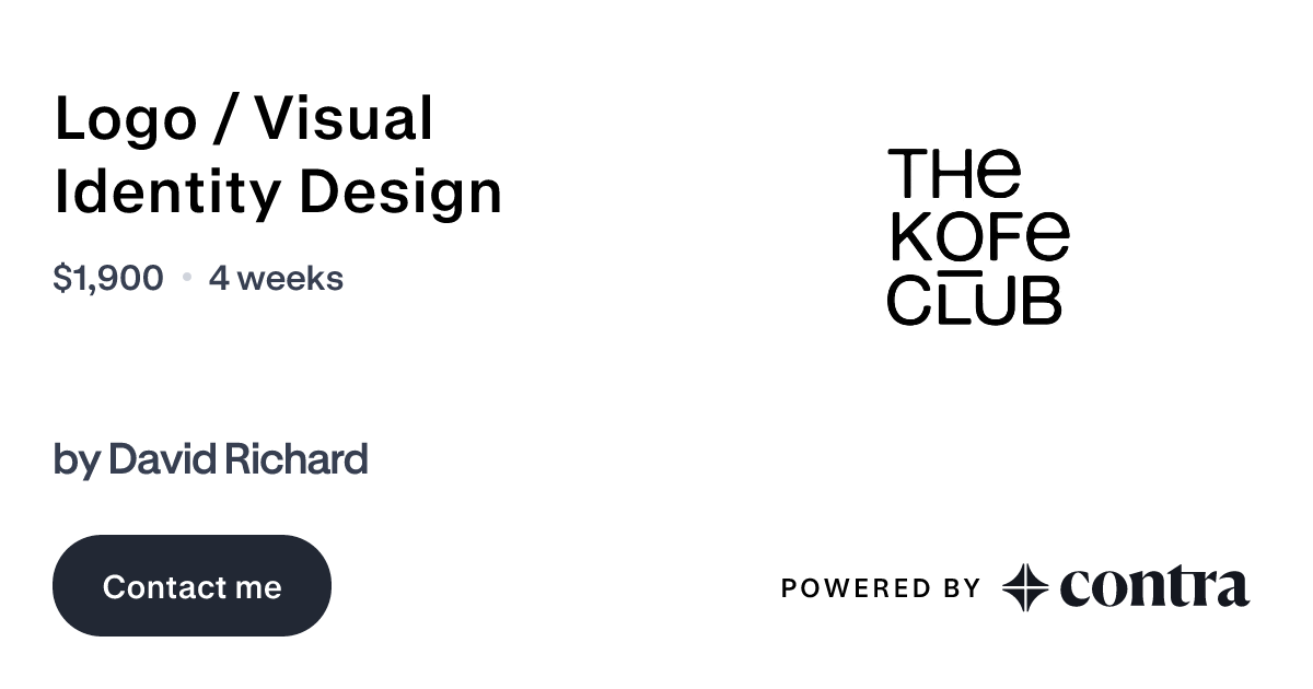 Logo / Visual Identity Design by David Richard