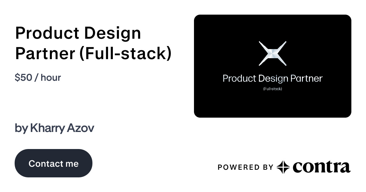 Product Design Service (Full process) by Kharry Azov