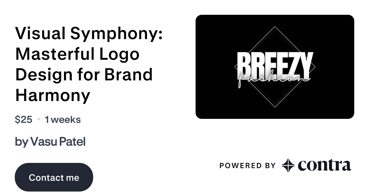 Visual Symphony: Masterful Logo Design for Brand Harmony by Vasu Patel