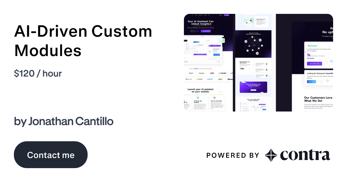 AI-Driven Custom Modules by Jonathan Cantillo