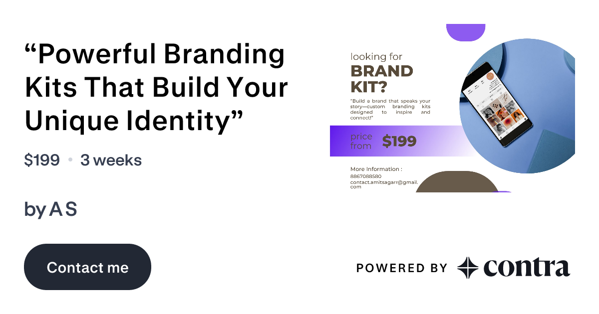 “Powerful Branding Kits That Build Your Unique Identity” by Amit Sagar
