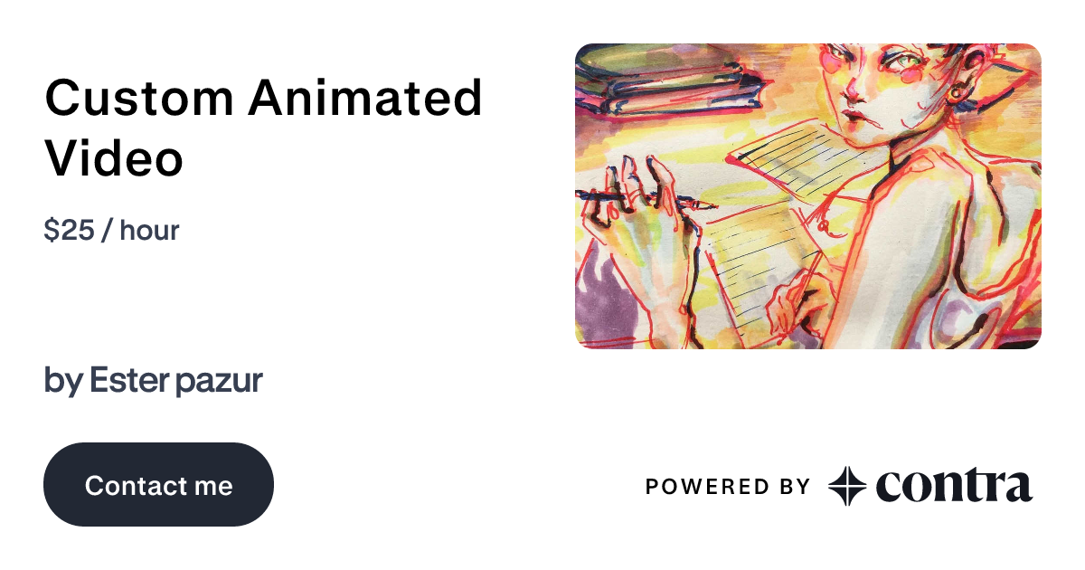Custom Animated Video by Ester pazur