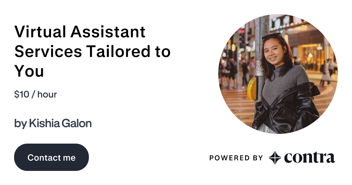 Virtual Assistant Services Tailored to You by Kishia Galon
